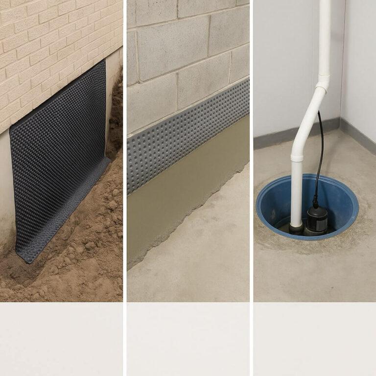 3 Common Basement Waterproofing Options and Their Costs in Toronto